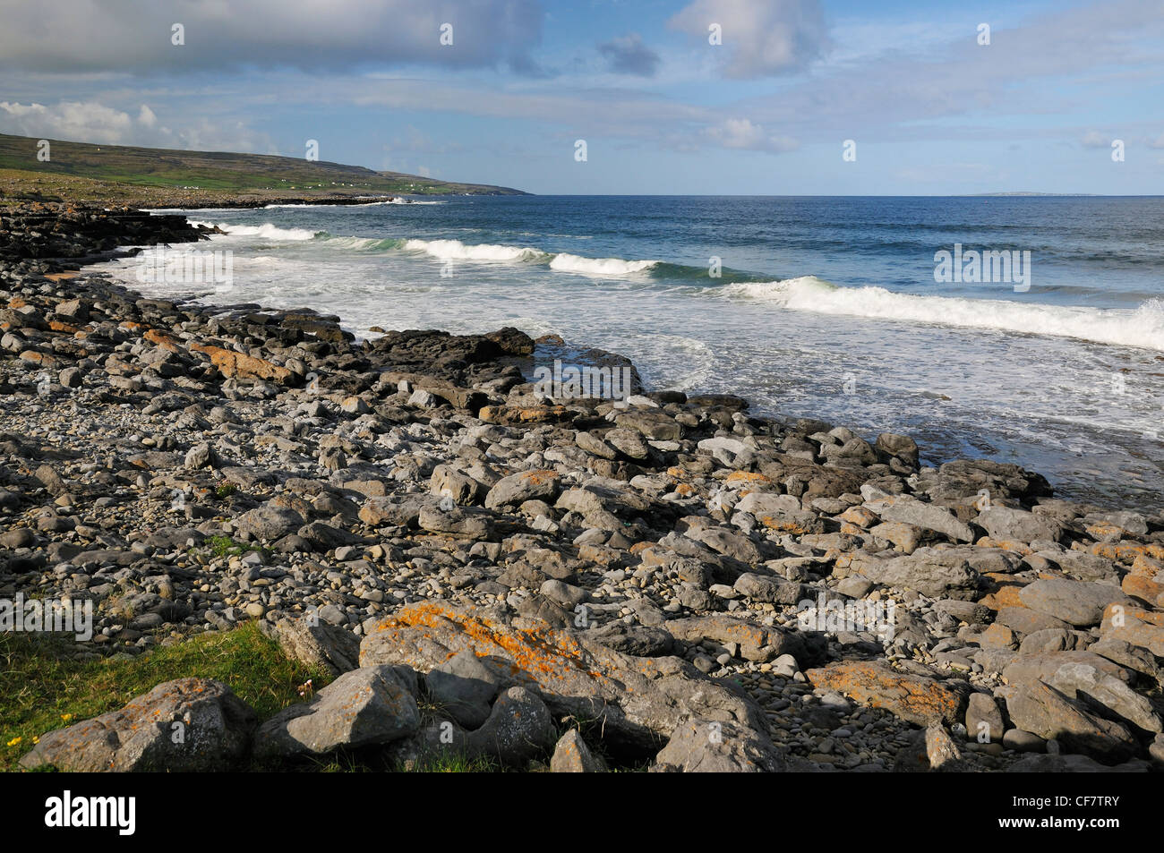 Surf on Fanore beach, Co. Clare, Ireland Stock Photo - Alamy