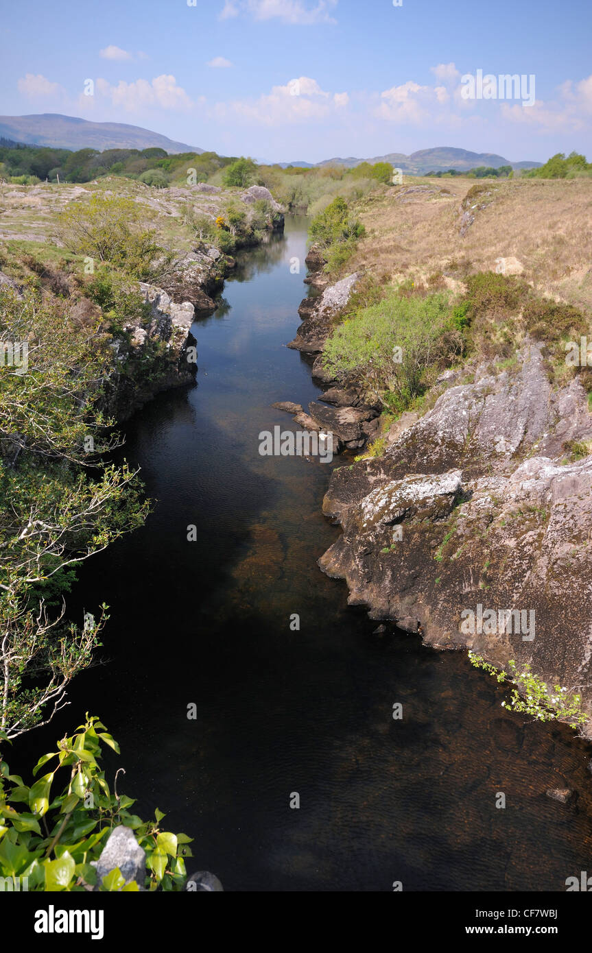River Caragh at Curragh Beg, Glencar, Co. Kerry, Ireland Stock Photo ...