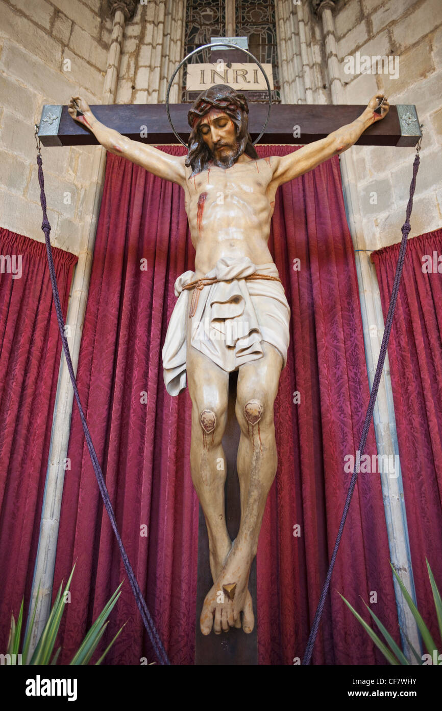 Europe, Spain, Barcelona, Barcelona Cathedral, Religion, Religious ...