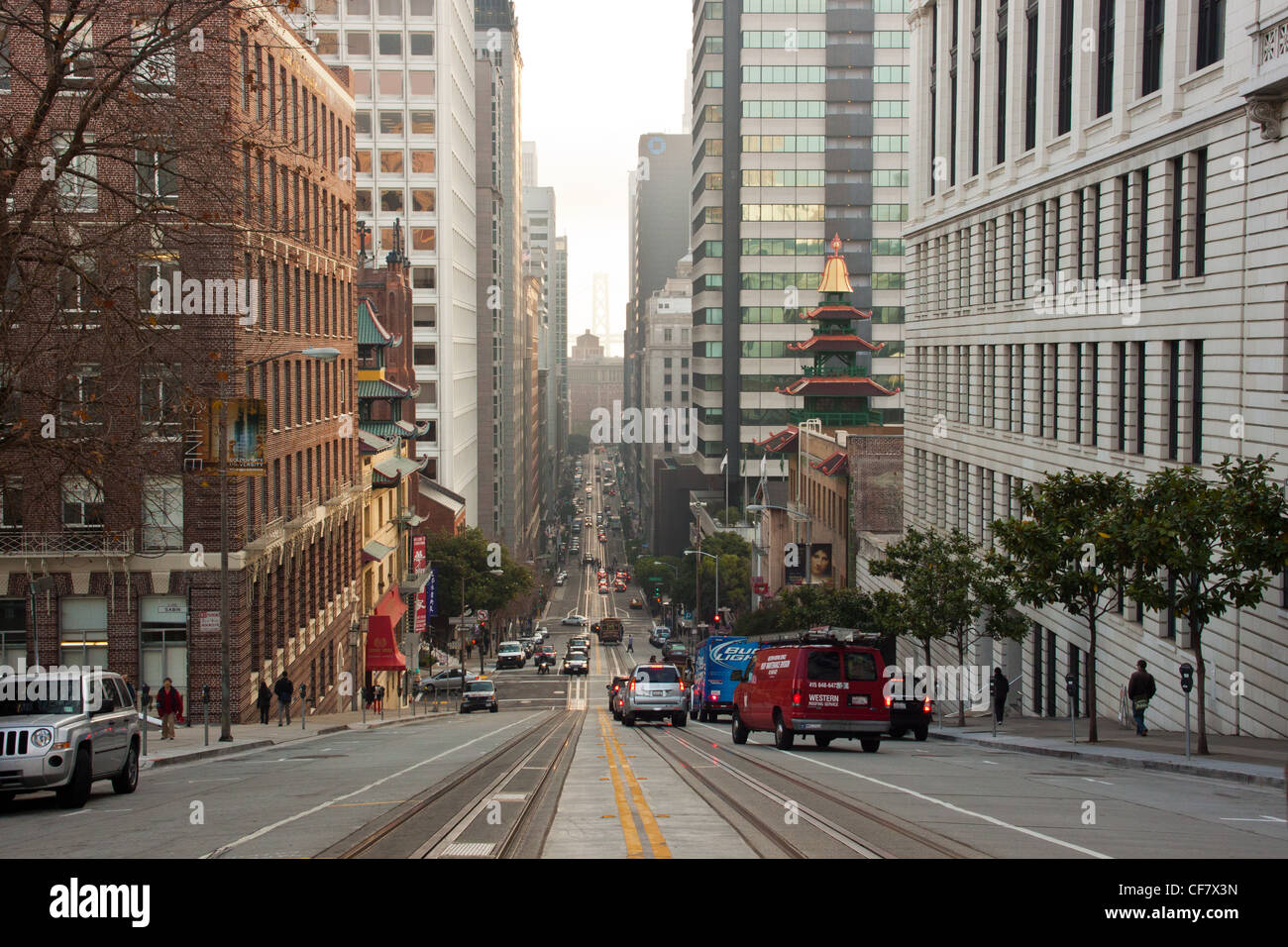 san francisco street scene Stock Photo - Alamy