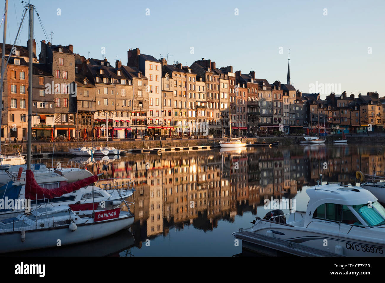 Europe, France, Normandy, Honfleur, Waterfront, Tourism, Travel ...