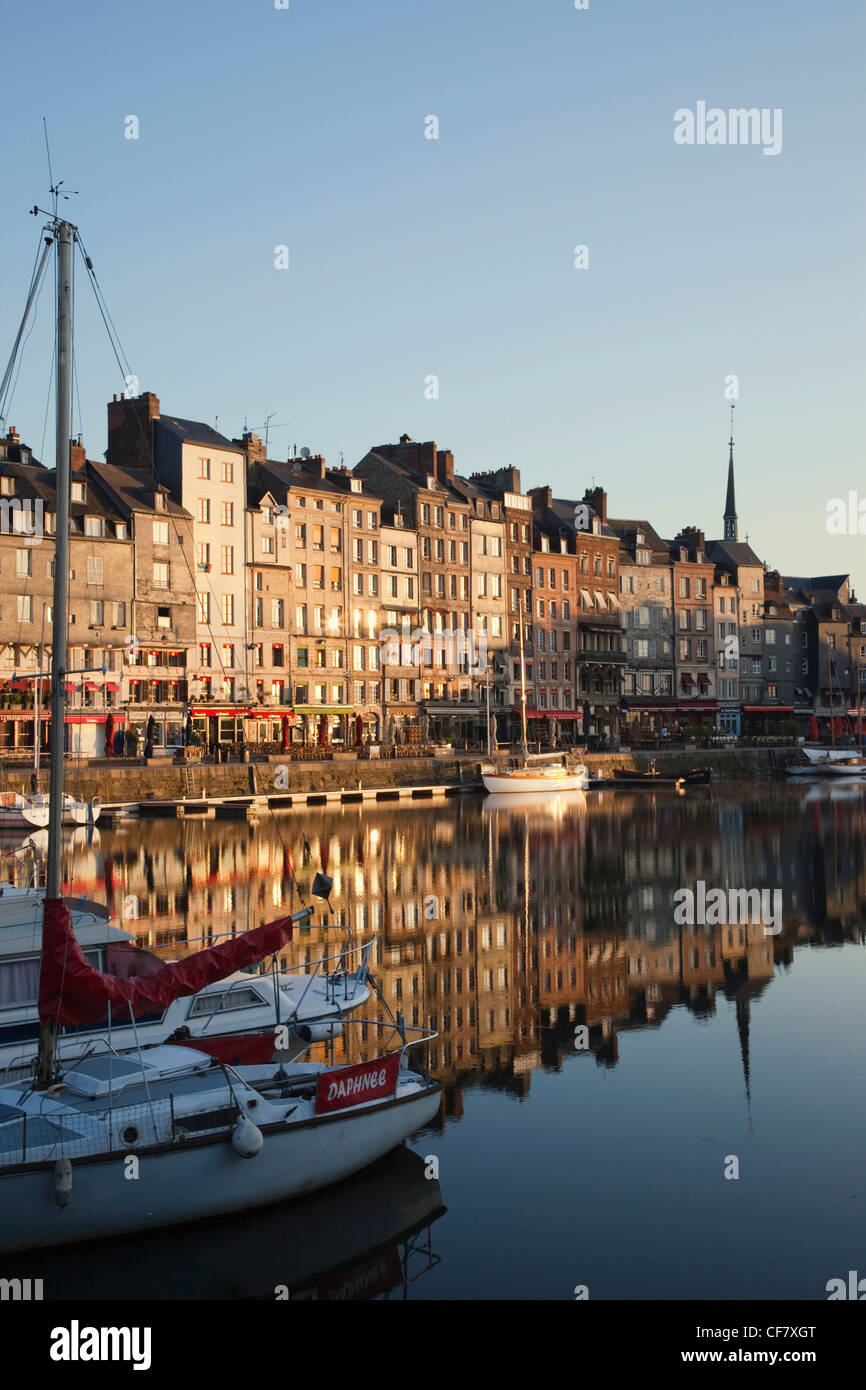 Europe, France, Normandy, Honfleur, Waterfront, Tourism, Travel ...