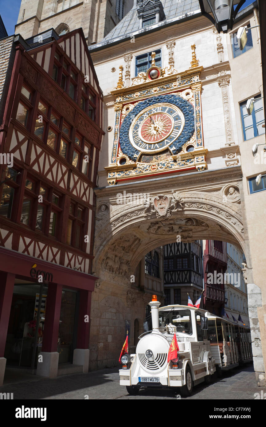Europe, France, Rouen, Gros Horloge, Clock, Clocks, Clock Face, Tourism ...