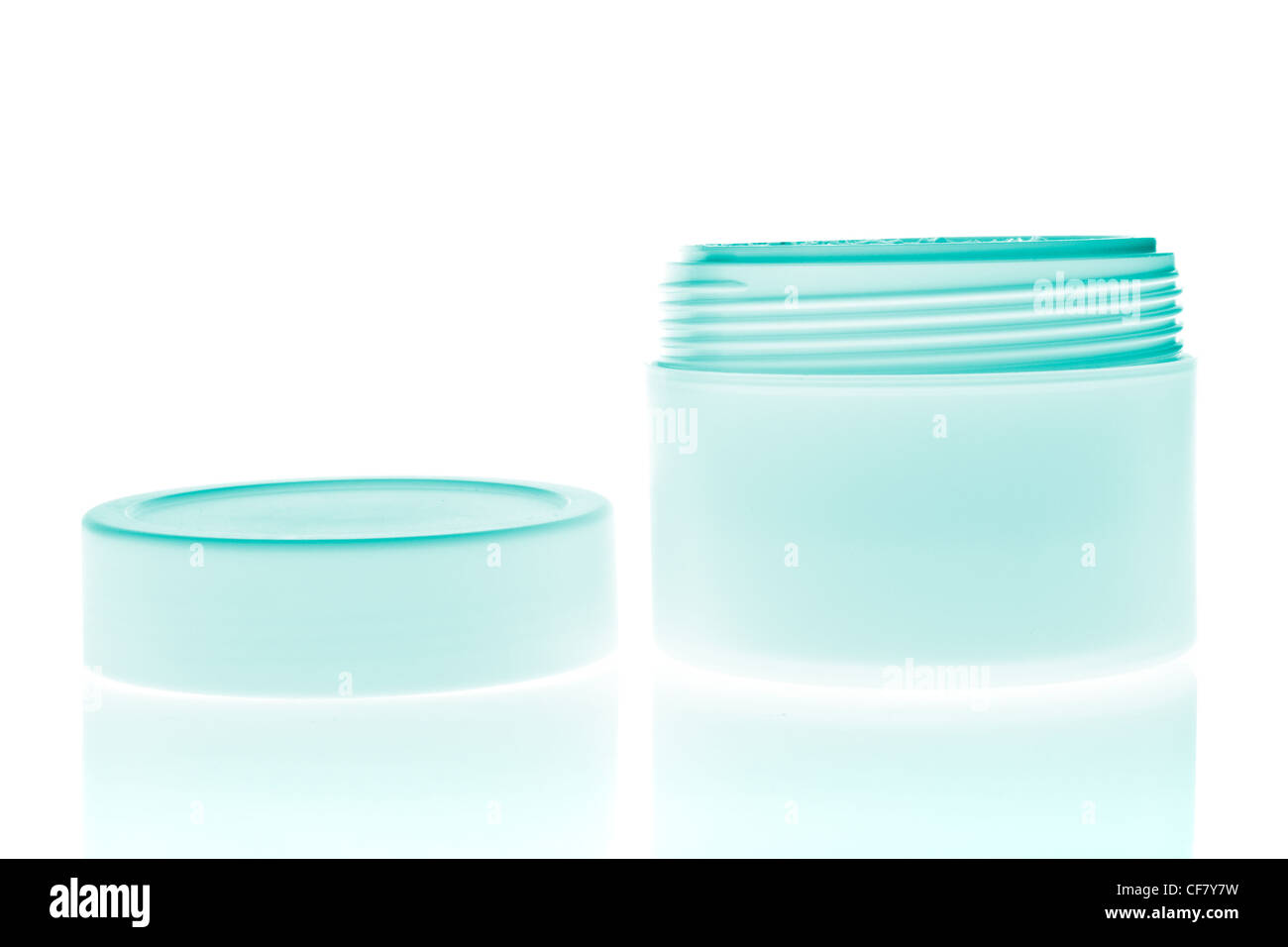 cosmetic cream in container isolated on white background Stock Photo ...