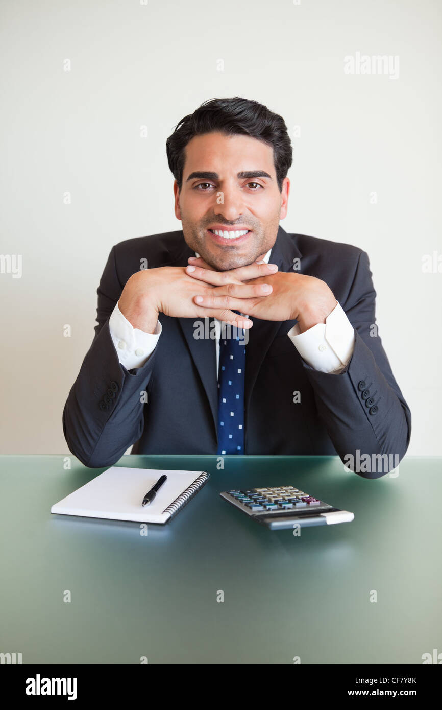 Portrait of an accountant posing Stock Photo - Alamy