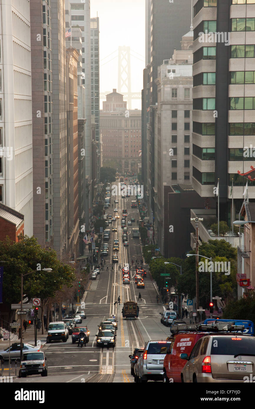 san francisco street scene Stock Photo - Alamy