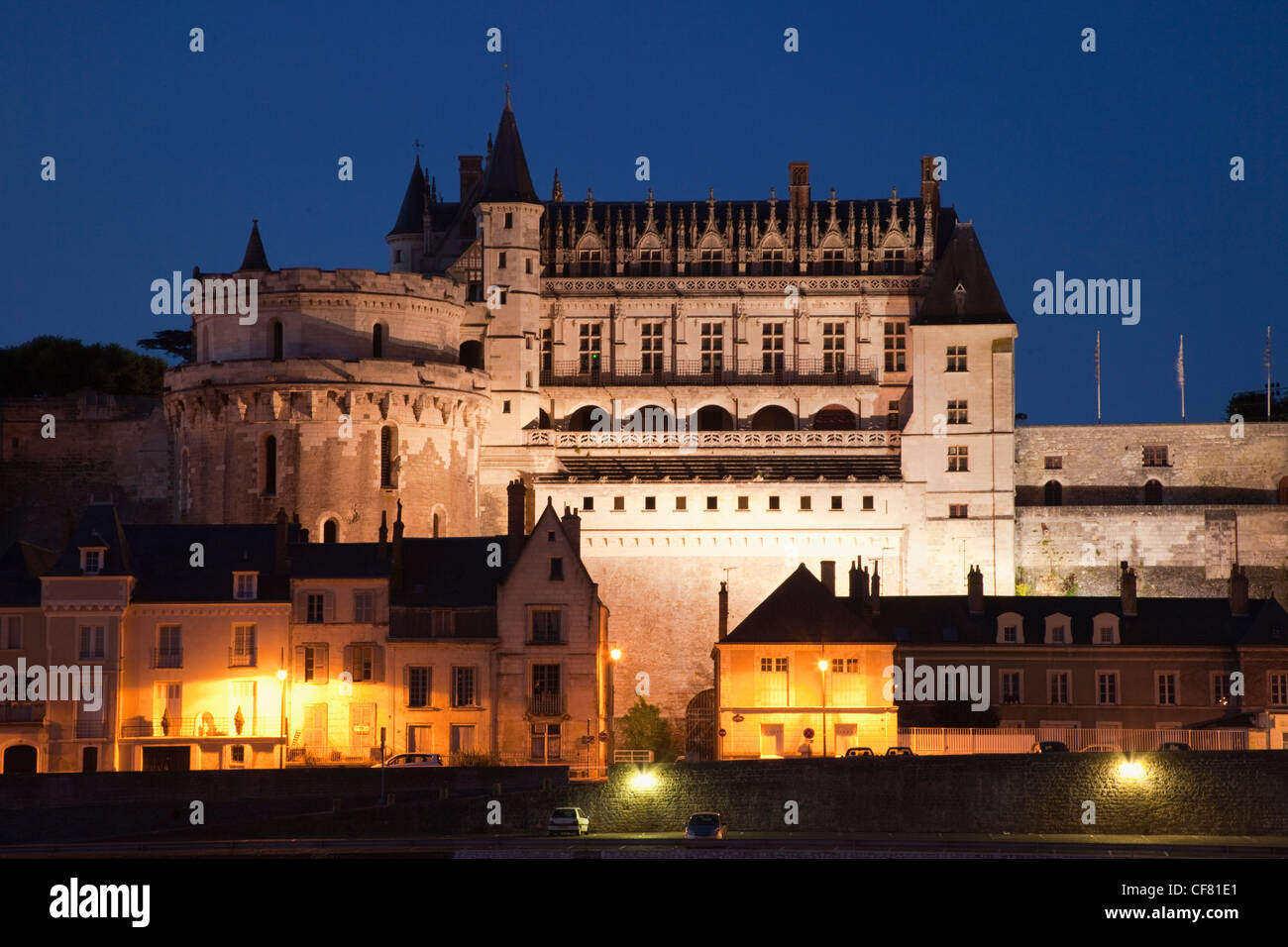 Europe, France, Loire Valley, Loire, Amboise, Amboise Castle, Chateau d ...