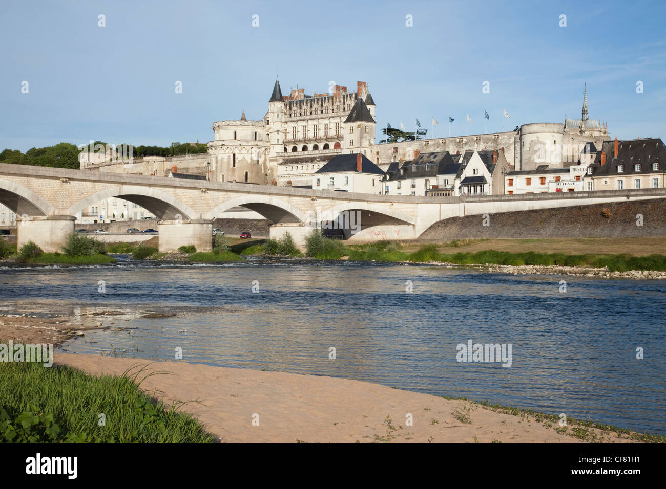 Europe, France, Loire Valley, Loire, Amboise, Amboise Castle, Chateau d ...