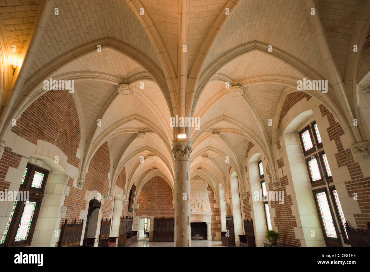Europe, France, Loire Valley, Loire, Amboise, Amboise Castle, Chateau d ...