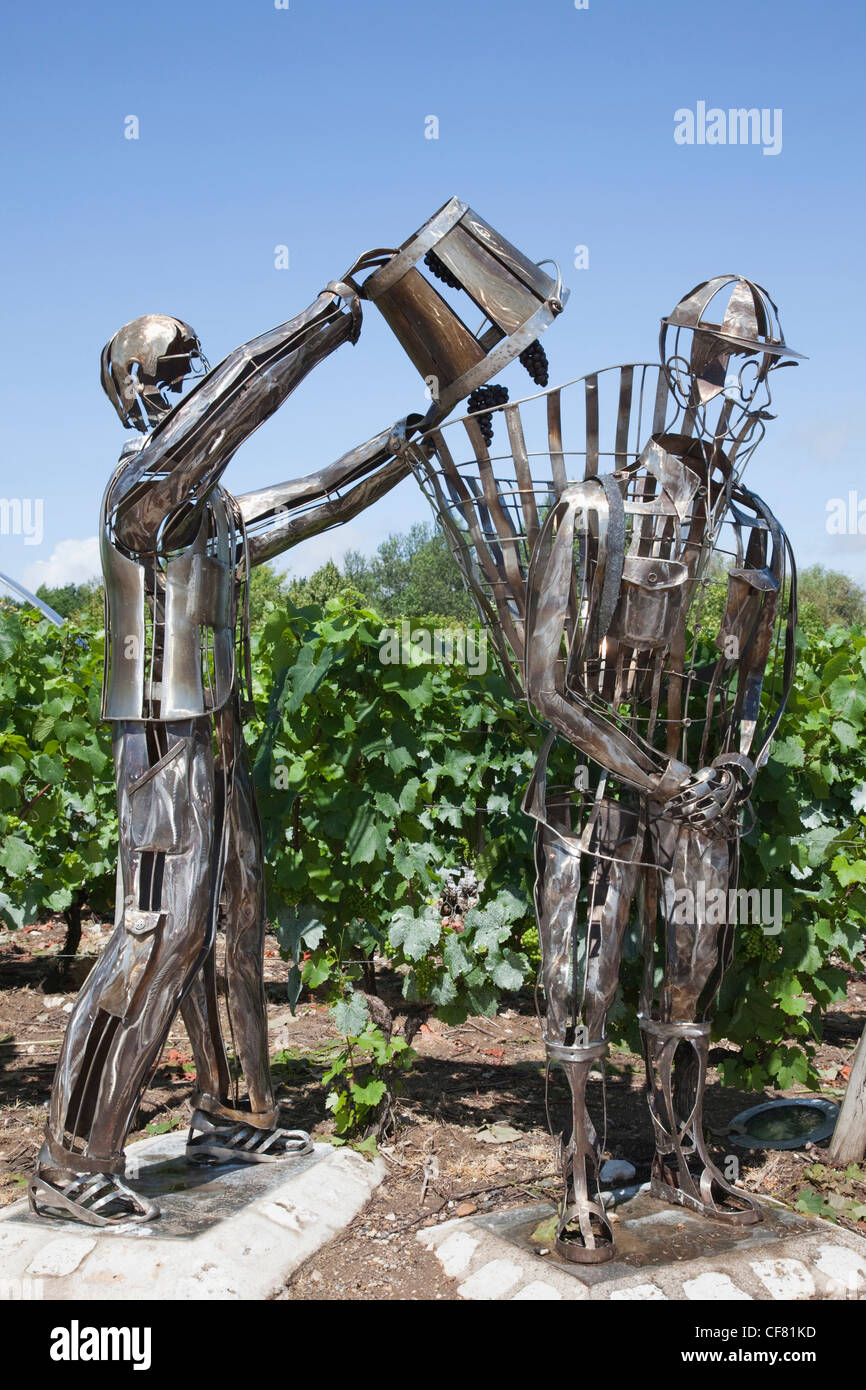 Europe, France, Loire Valley, Loire, Touraine, Chaumont, Vineyards ...