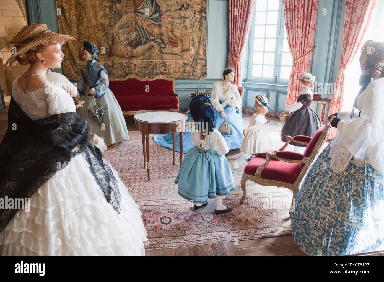 Loire valley unesco world heritage usse castle hi-res stock photography ...