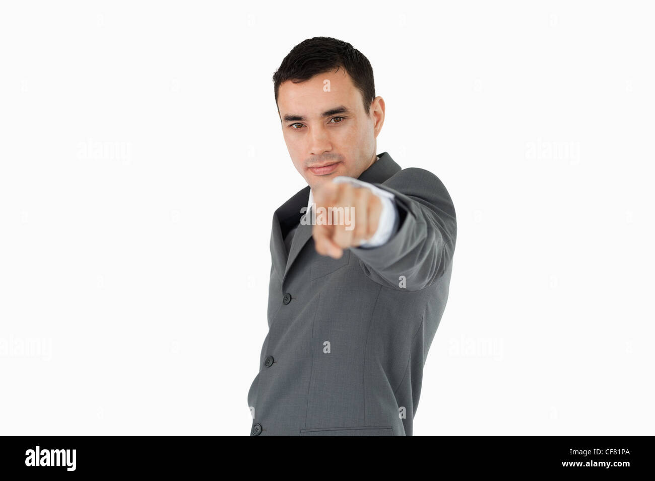 Businessman pointing finger towards camera hi-res stock photography and ...