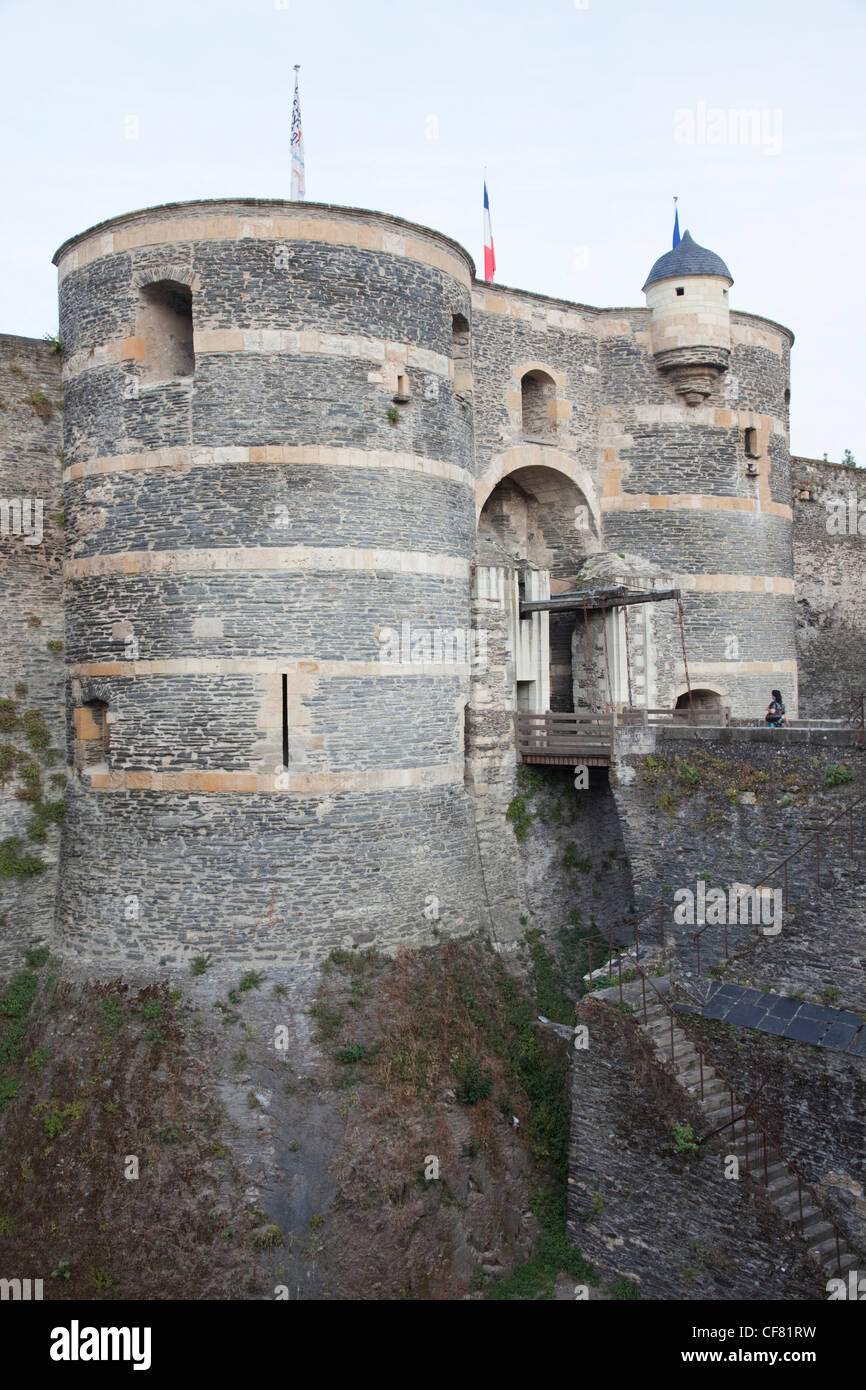 Europe, France, Loire Valley, Loire, Angers Castle, Chateau d'Angers ...