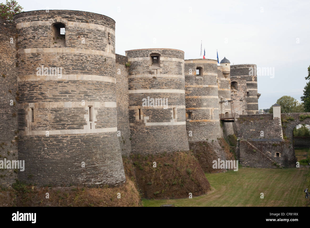 Europe, France, Loire Valley, Loire, Angers Castle, Chateau d'Angers ...