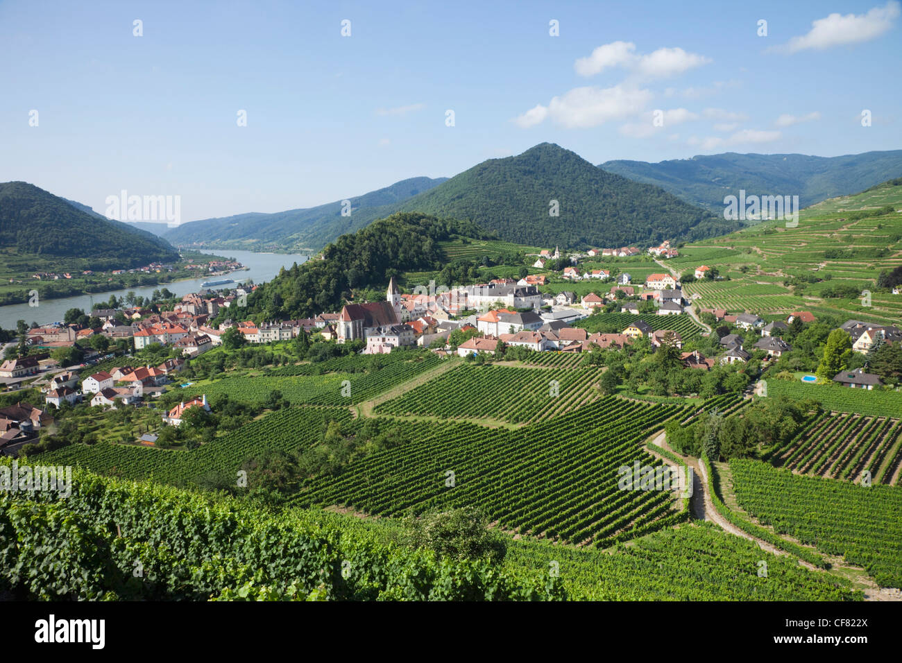 Europe, Austria, Wachau, Spitz, Danube, Danube River, Donau, Donau ...