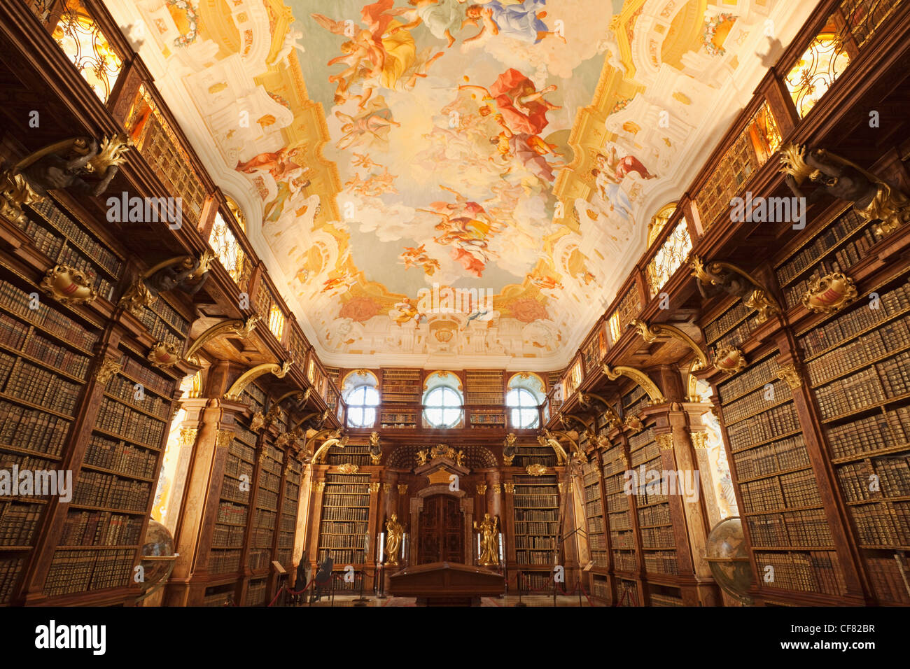 Melk abbey library hi-res stock photography and images - Alamy