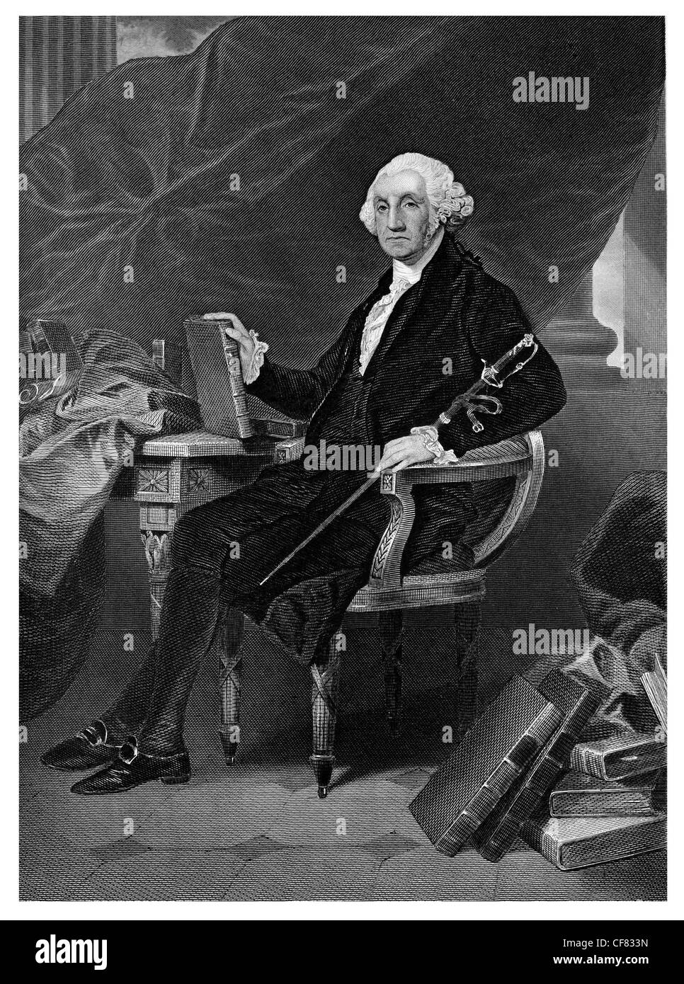 George washington 1732 1799 u s president hi-res stock photography and ...