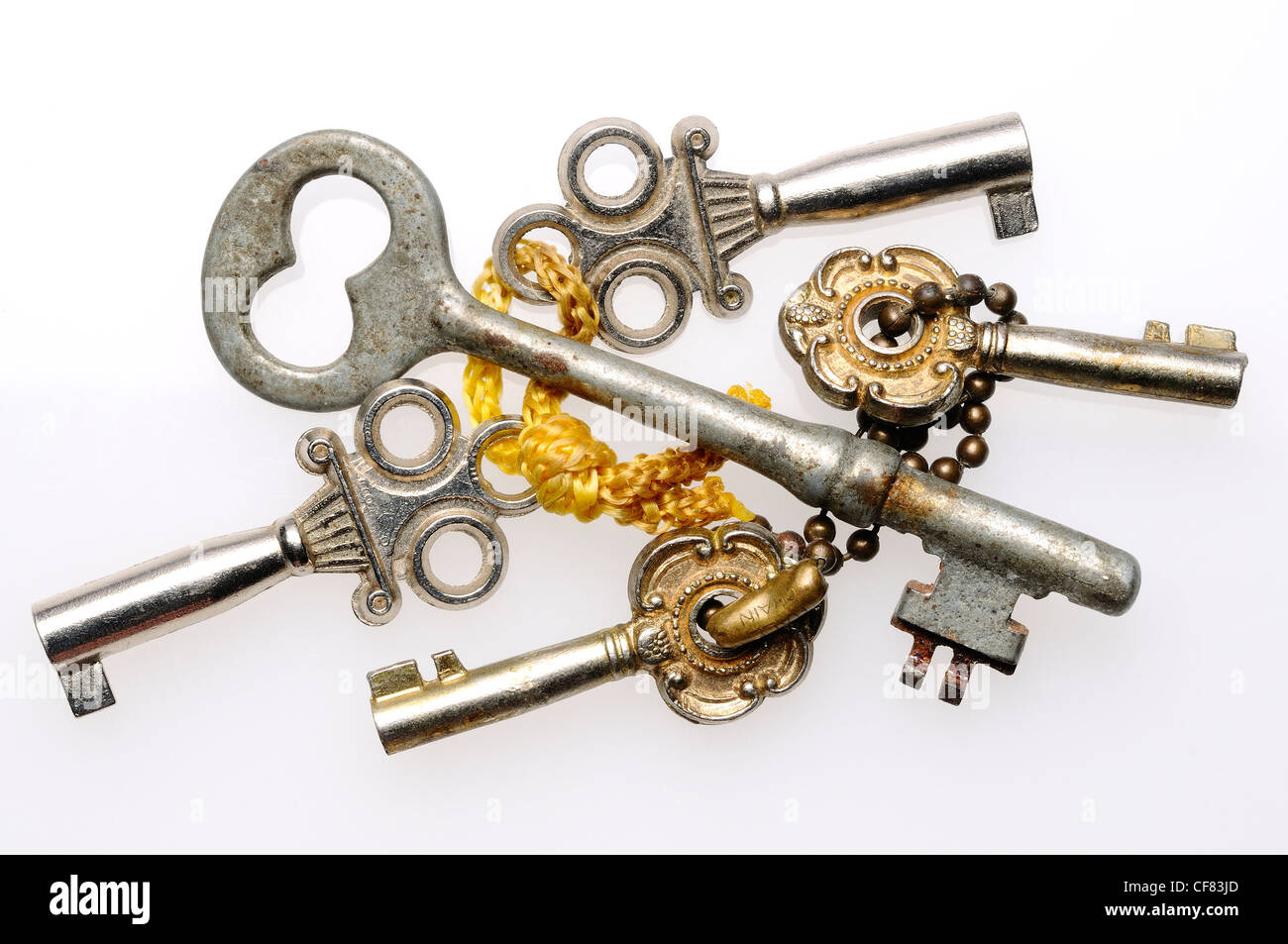 Assorted Antique Keys Stock Photo - Alamy
