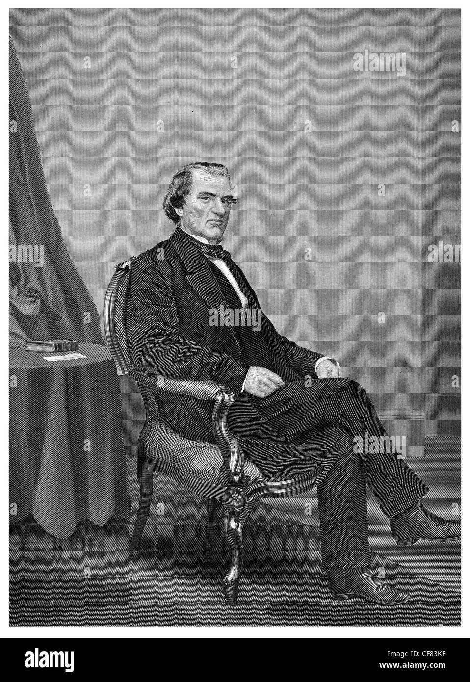 Andrew johnson Black and White Stock Photos & Images - Alamy