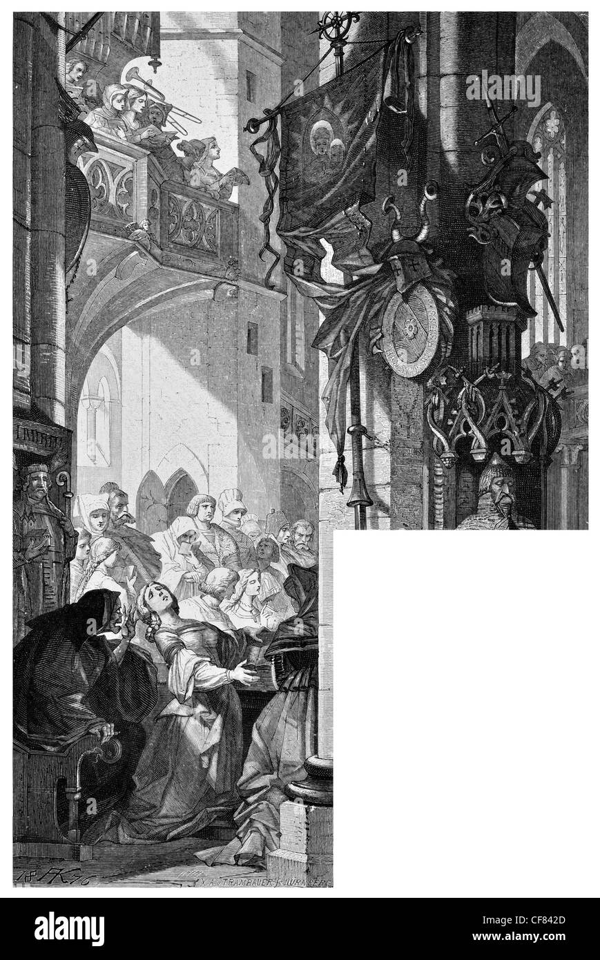 Faust Johann Wolfgang von Goethe A tragedy 1870 period costume magical ...