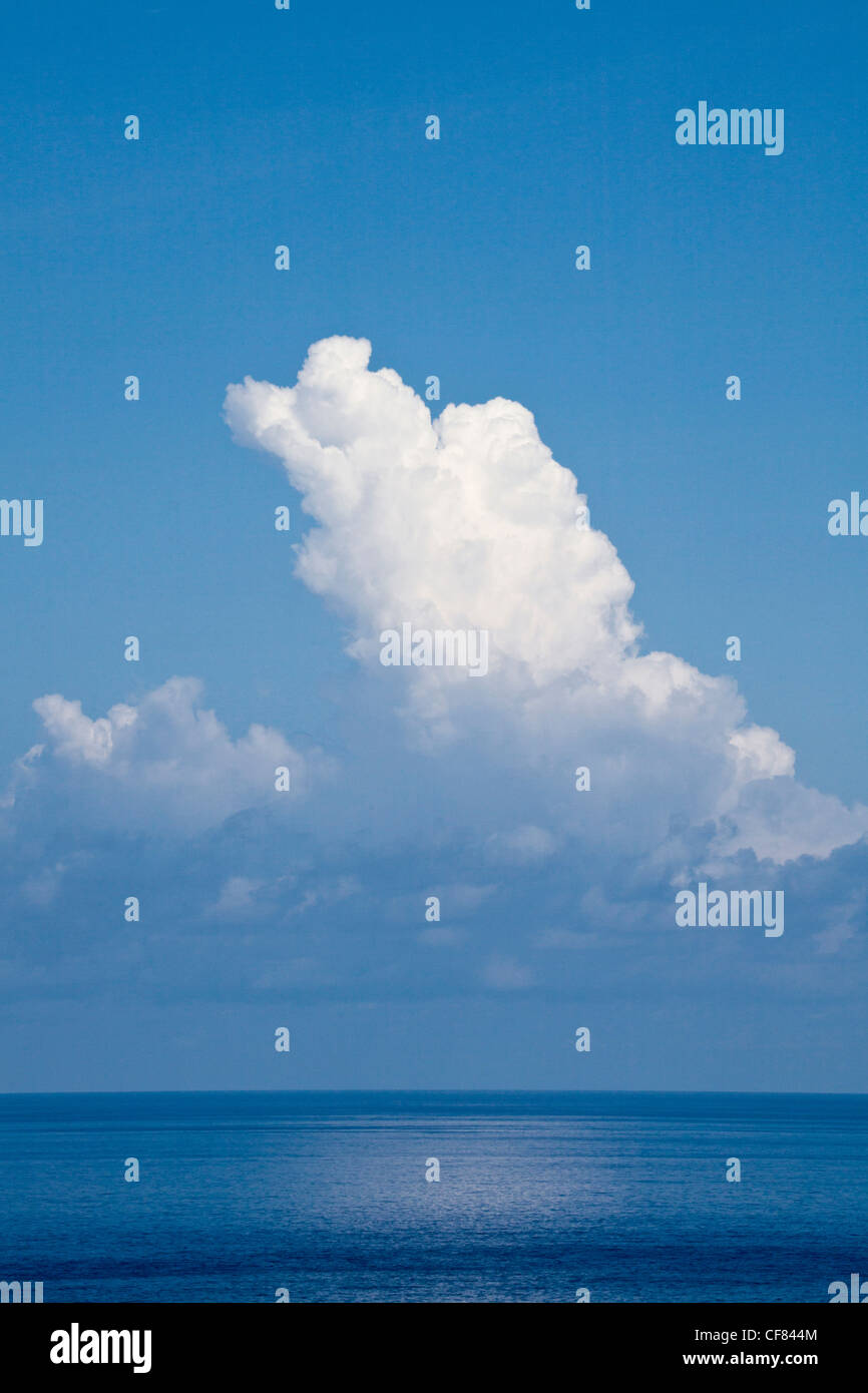 Indonesia, Asia, Bali Island, Cloud, sky, sea, blue, white Stock Photo ...