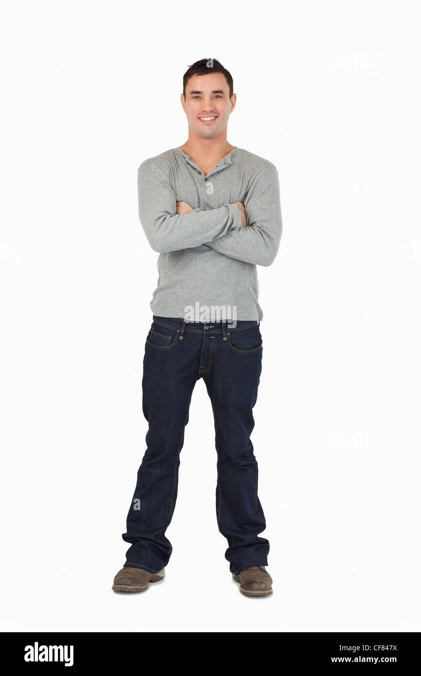 Arms folded pose Cut Out Stock Images & Pictures - Alamy