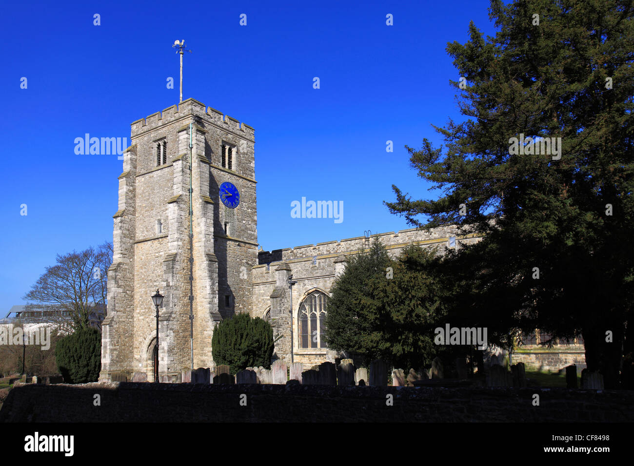 All Saints church, Maidstone town, Kent County, England, UK Stock Photo ...