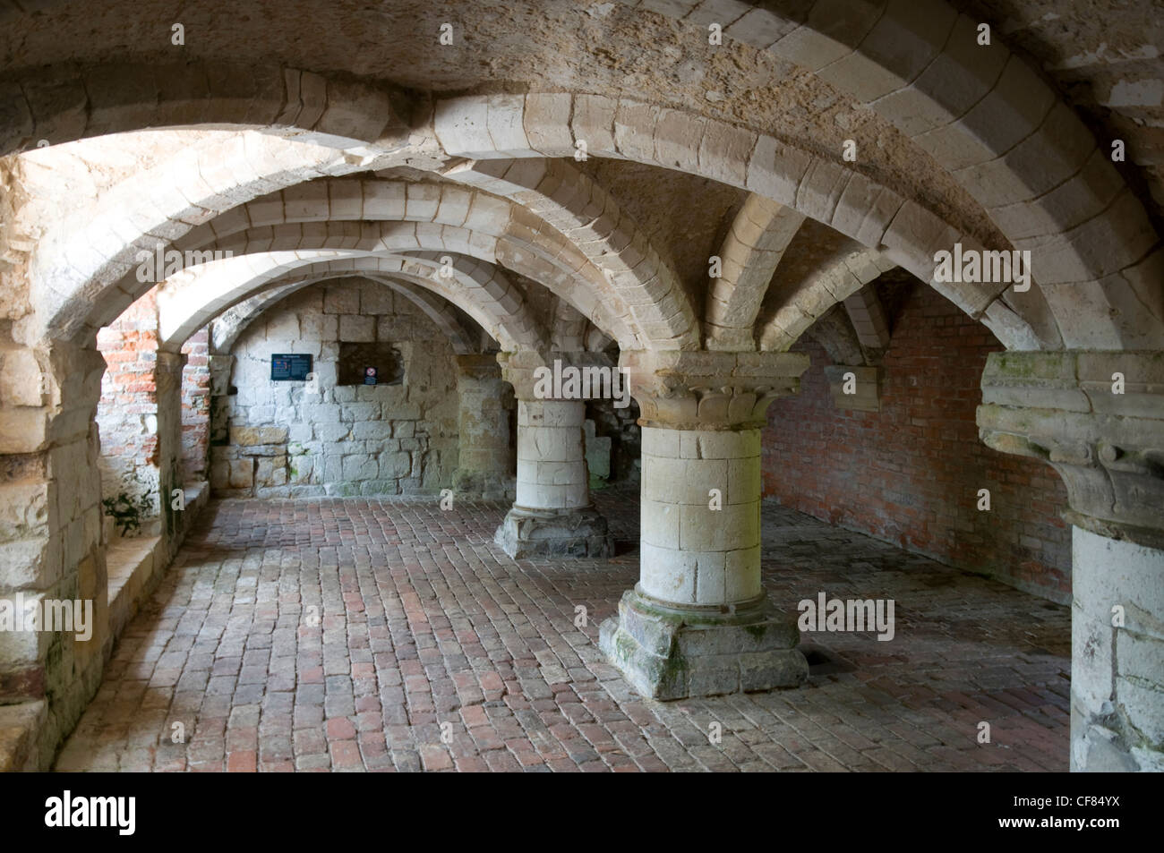 Crypt used for storage under a stately home in the UK Stock Photo - Alamy