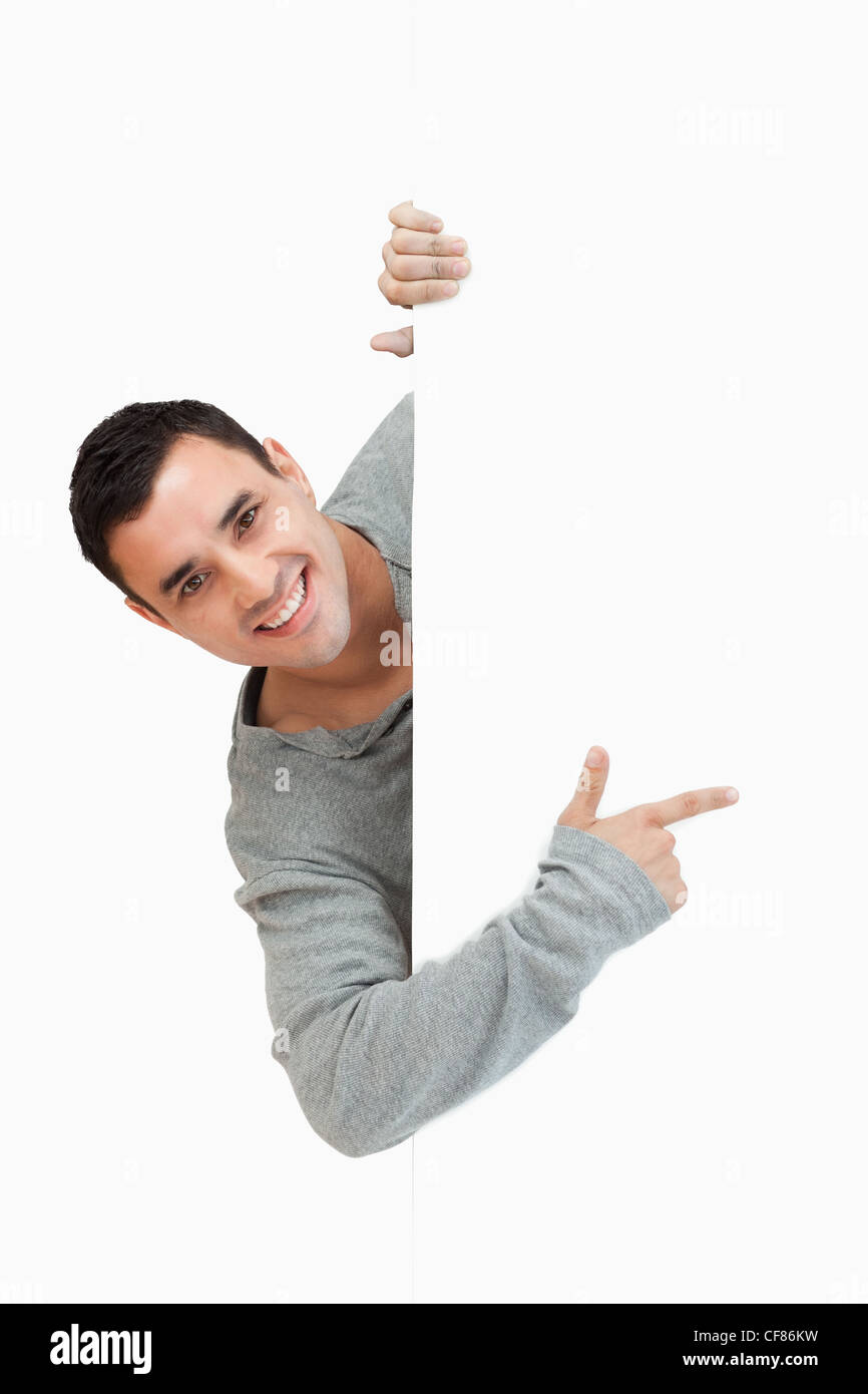 Man Looking Around Corner High Resolution Stock Photography and Images ...