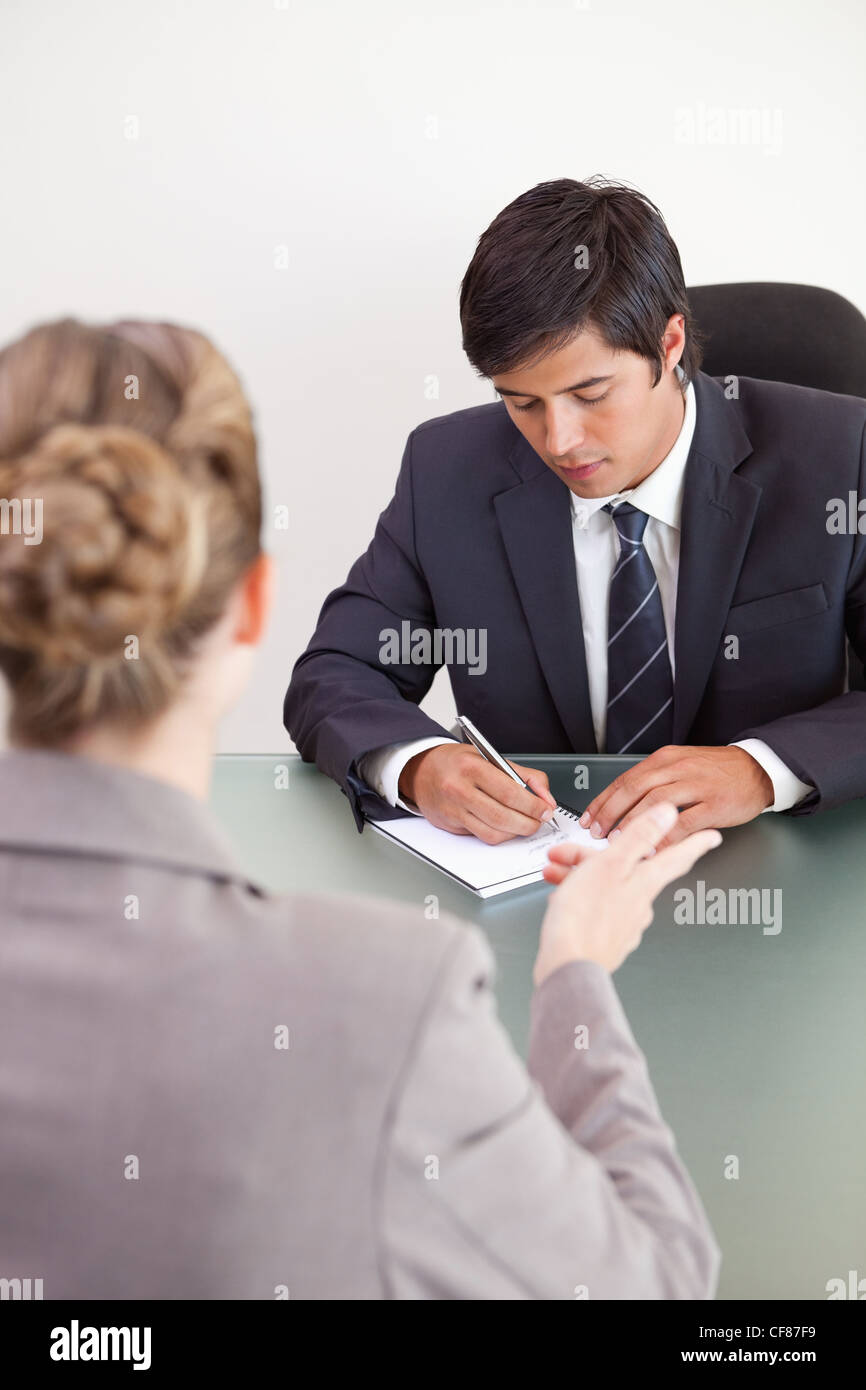 Female Boss Interview High Resolution Stock Photography and Images - Alamy