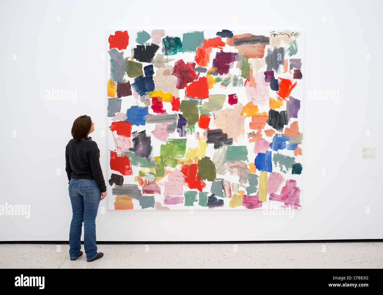 Painting Untitled by Gunther Forg at Stadel museum contemporary art ...