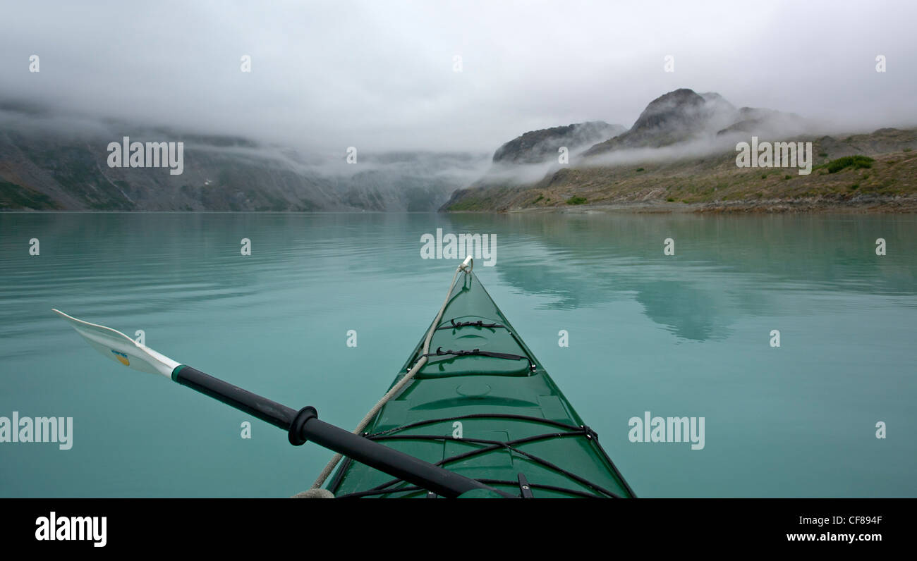 Kayaking in Glacier Bay. Alaska. USA Stock Photo - Alamy