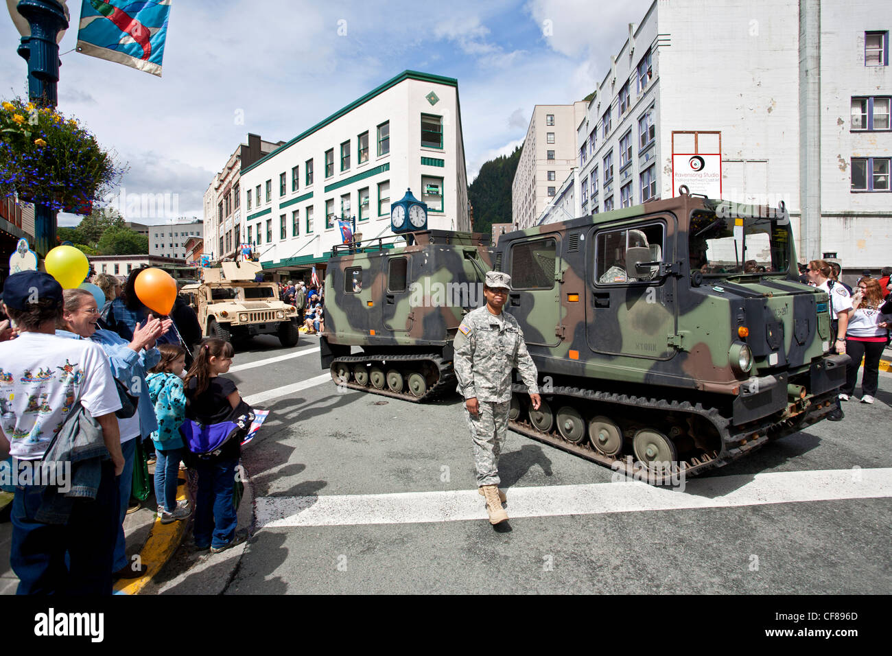 4th July parade. Juneau. Alaska Stock Photo - Alamy