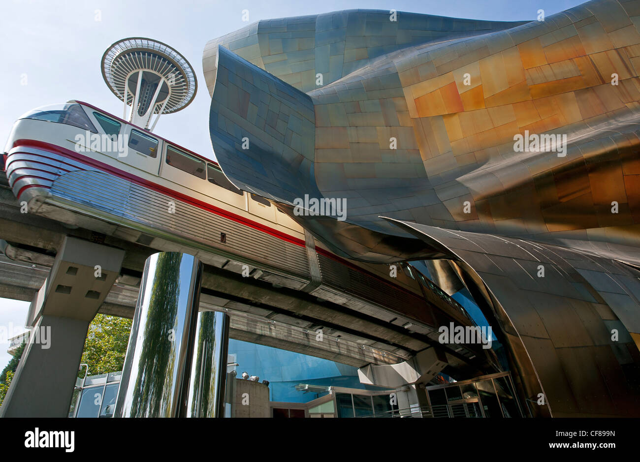 Seattle center monorail hi-res stock photography and images - Alamy