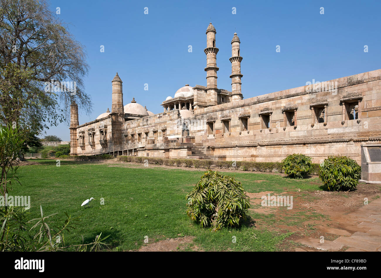 Jama Masjid mosque. Champaner Pavagadh archaeological park. Gujarat ...