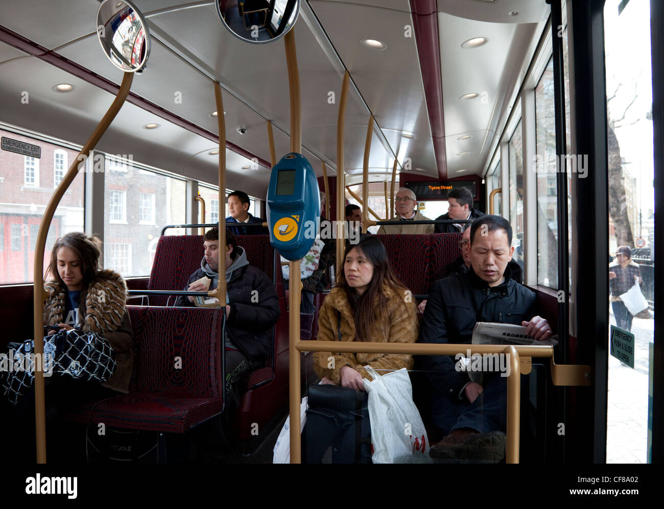 Inside london routemaster bus hi-res stock photography and images - Alamy