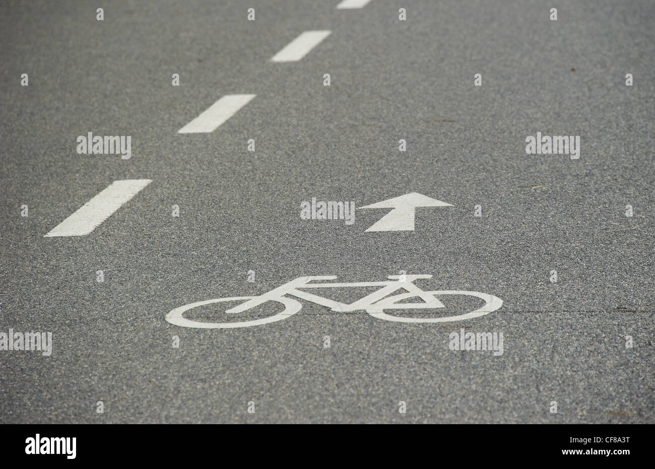 Asphalt road with lines Stock Photo - Alamy