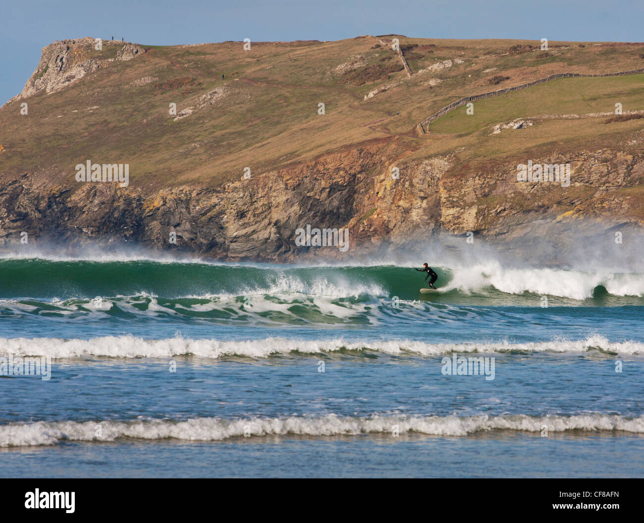 Surfing Cornwall Wave High Resolution Stock Photography and Images - Alamy