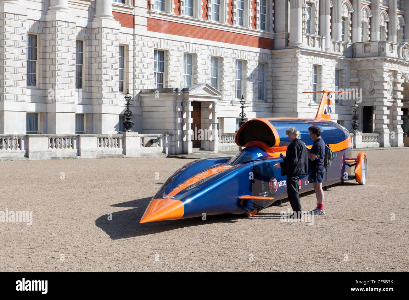 Bloodhound SSC supersonic car, London, England, UK Stock Photo - Alamy