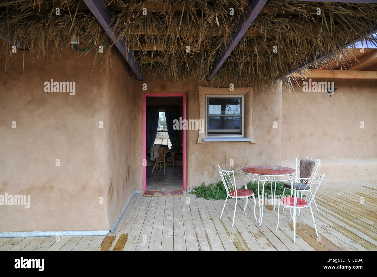 Israel, Aravah, An ecological house in Moshav Paran Stock Photo - Alamy