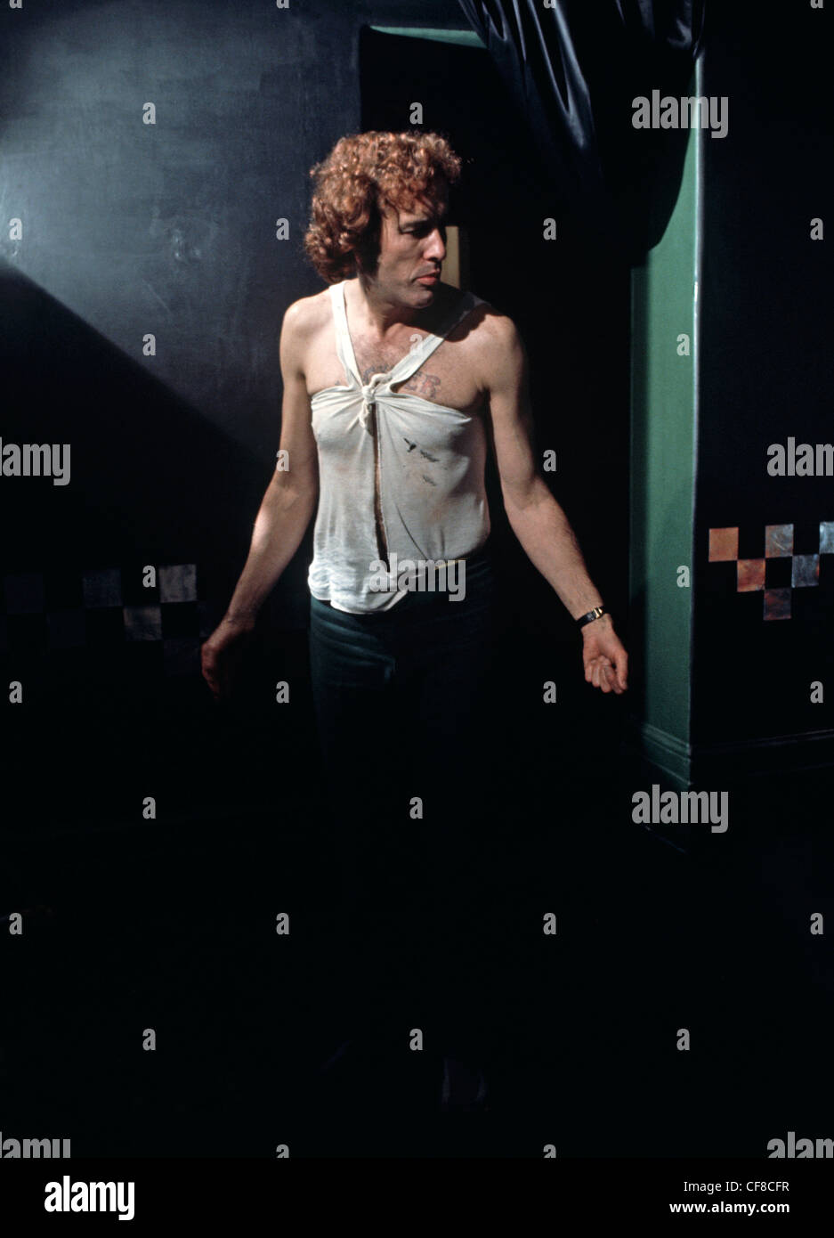 American Underground Filmmaker Kenneth Anger during filming of Lucifer ...