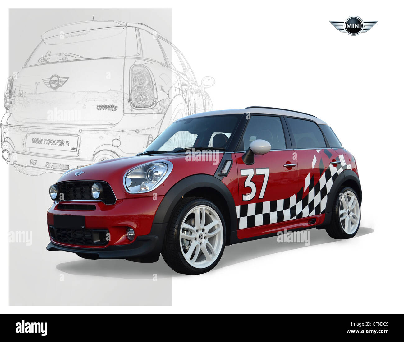 MINI Countryman WRC Special render Stock Photo - Alamy