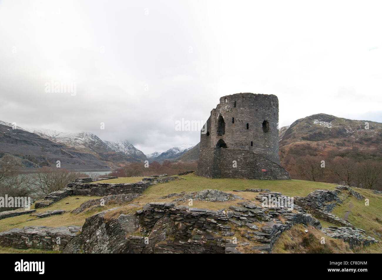 Dolbadarn Castle is one of the finest remaining castles of the native ...