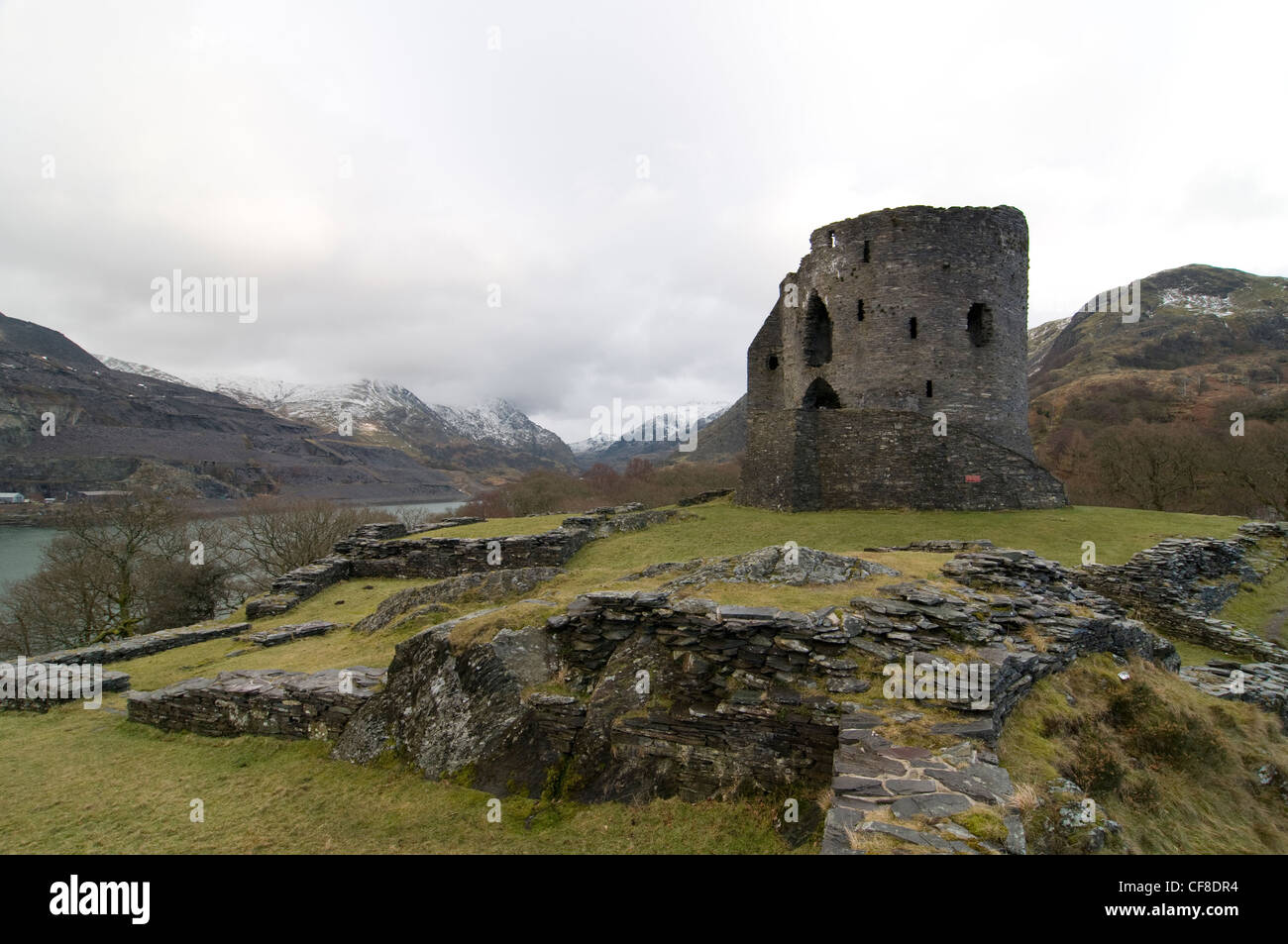Dolbadarn Castle is one of the finest remaining castles of the native ...