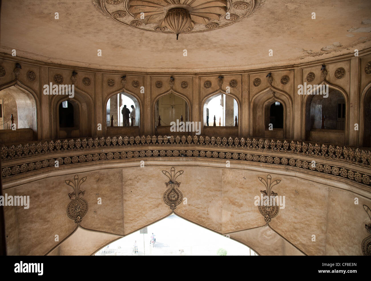 Inside The Charminar Monument in Hyderabad Stock Photo - Alamy