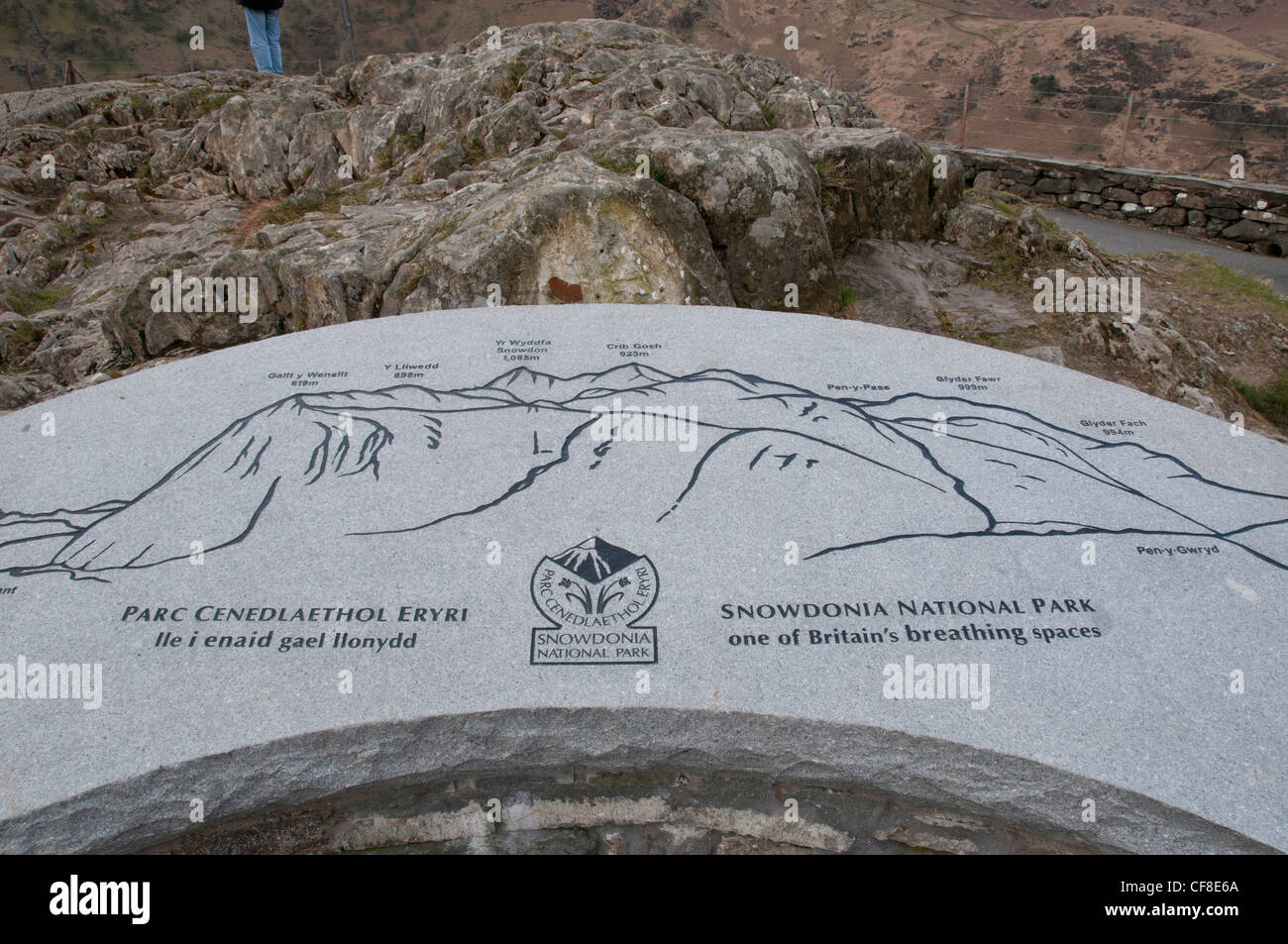 Map of snowdonia hi-res stock photography and images - Alamy