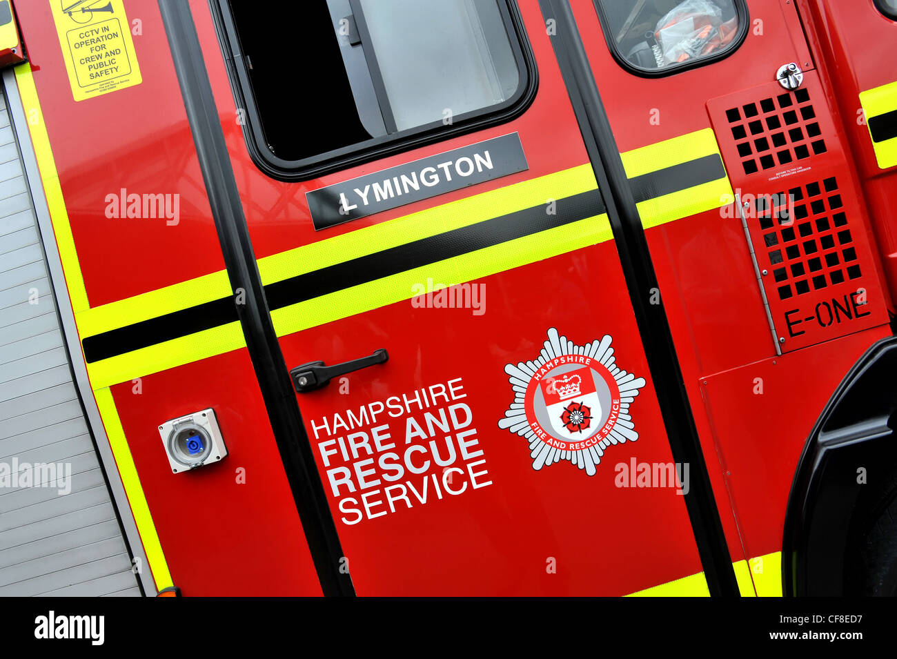 Fire engine detail Stock Photo - Alamy