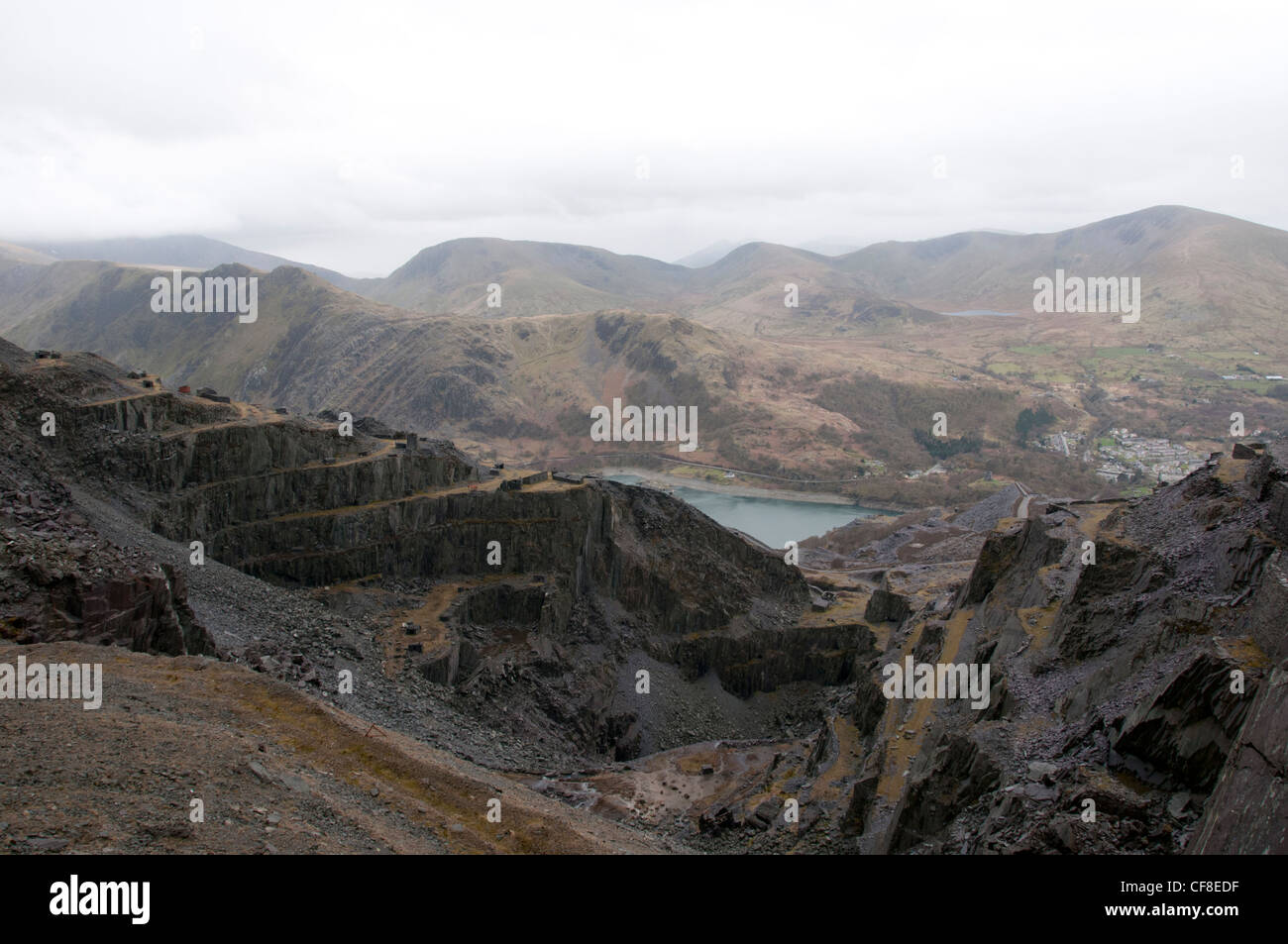 Dinorwig power station electric mountain hi-res stock photography and ...