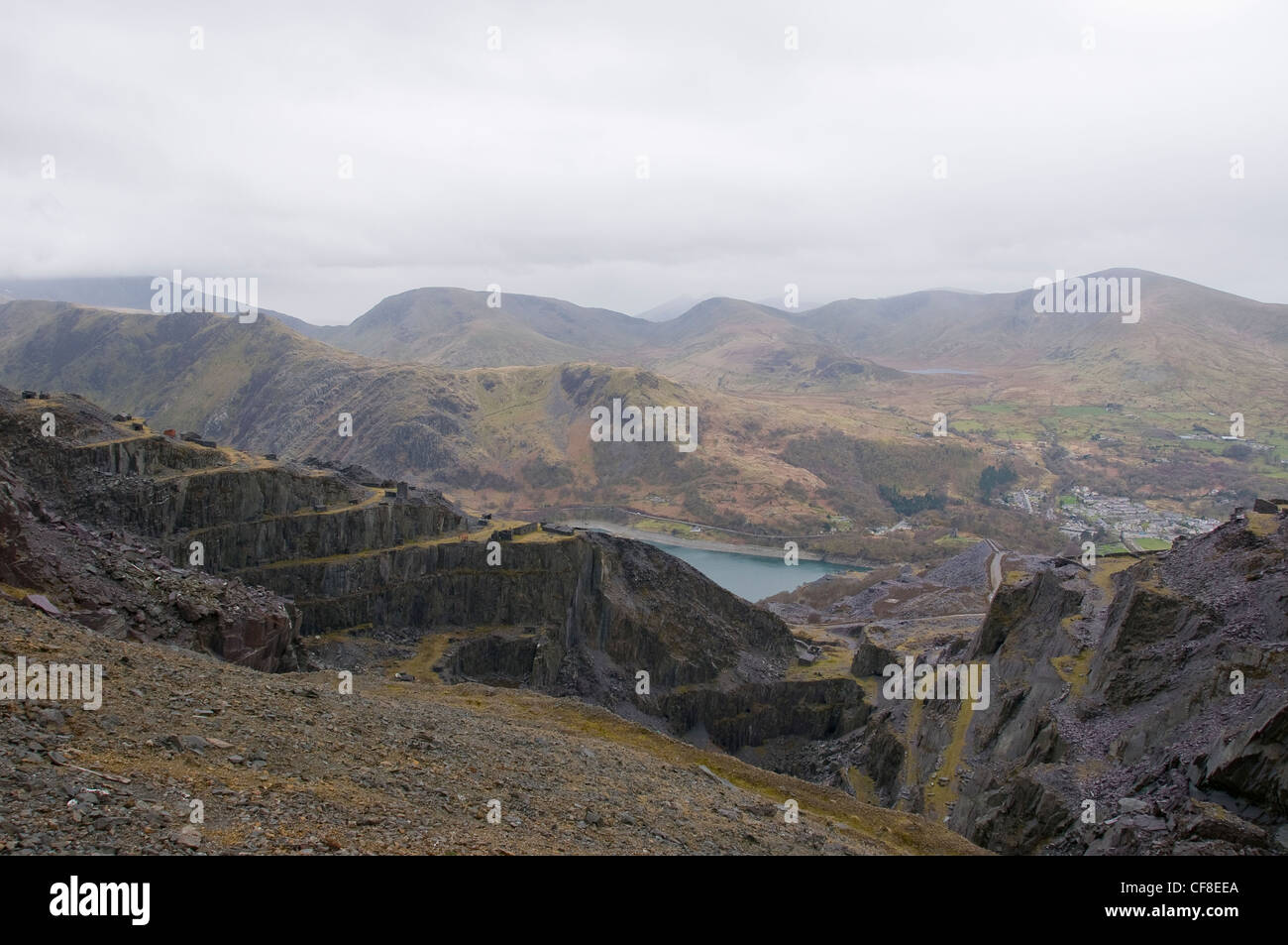 Dinorwig power station electric mountain hi-res stock photography and ...