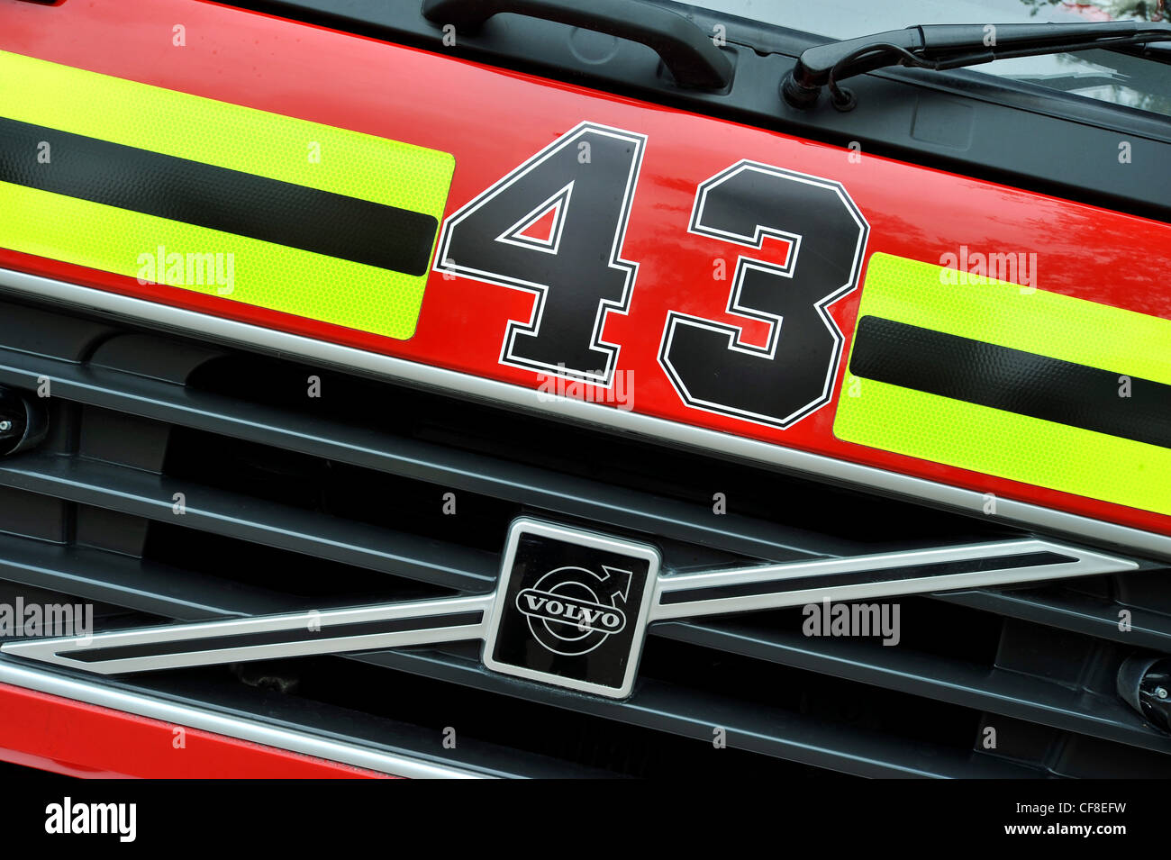 Fire engine detail Stock Photo - Alamy